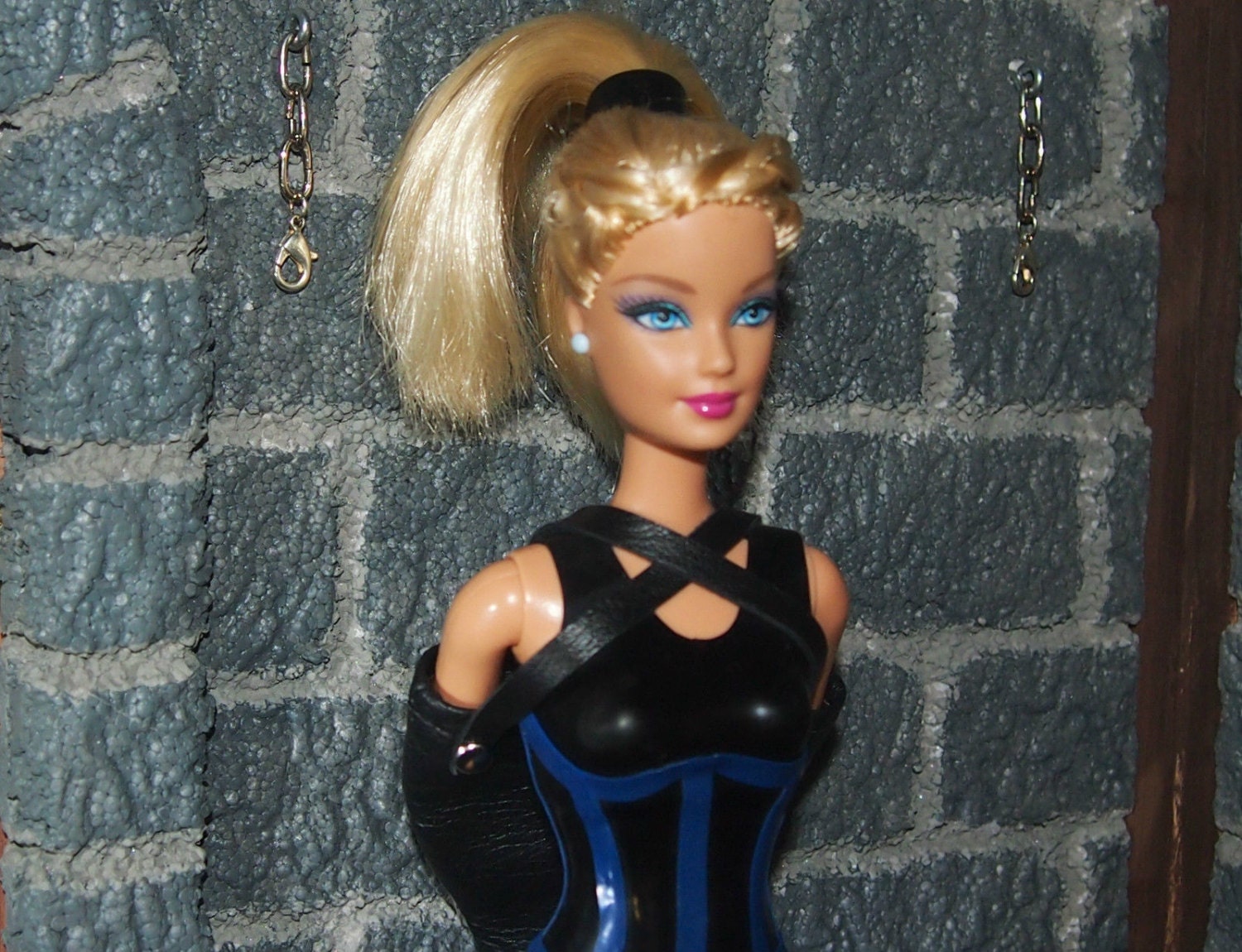 Doll Bdsm Leather Armsleeve Armbinder Etsy