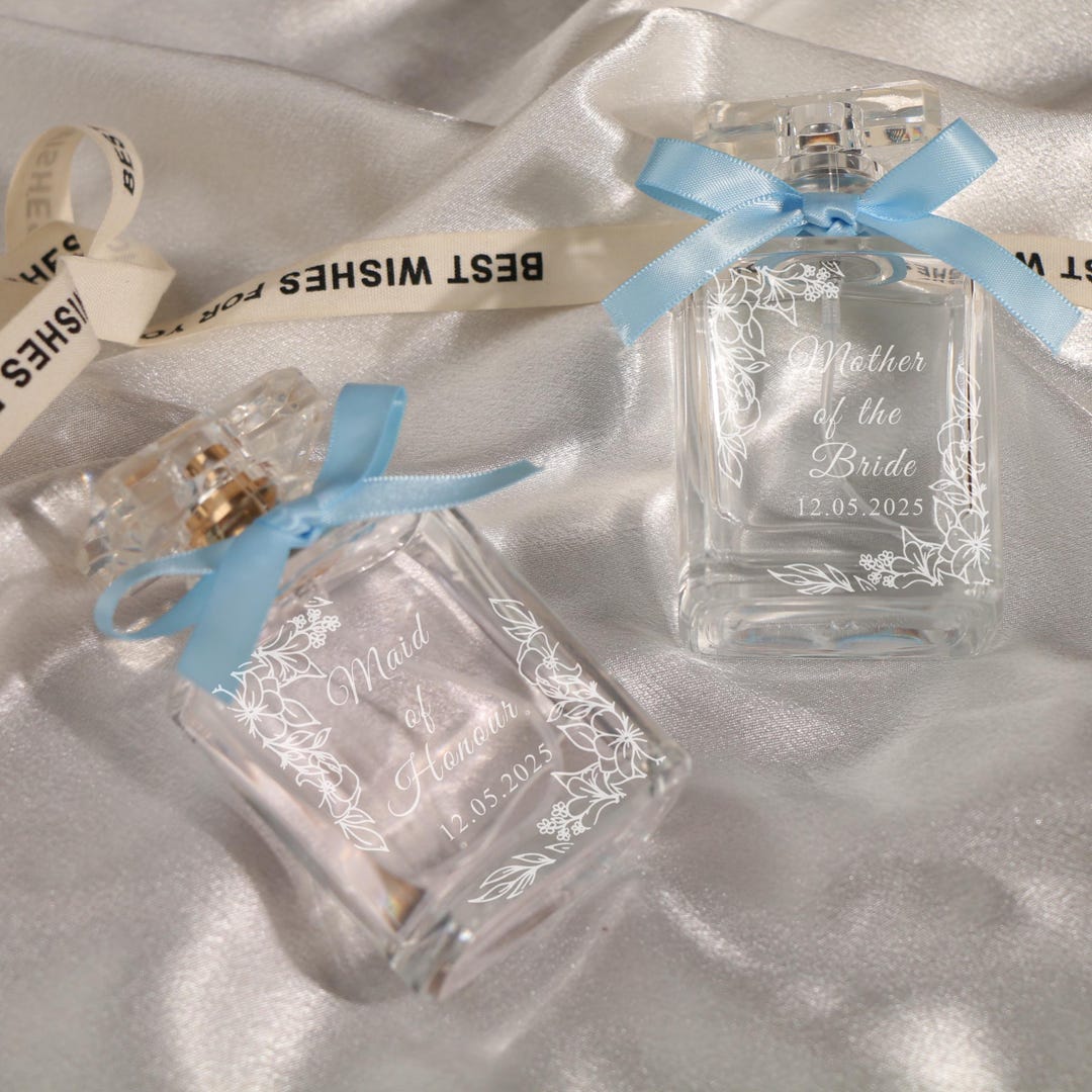 Engraved Perfume Bottle Gift for Mom,personalized Bridesmaids Wedding ...