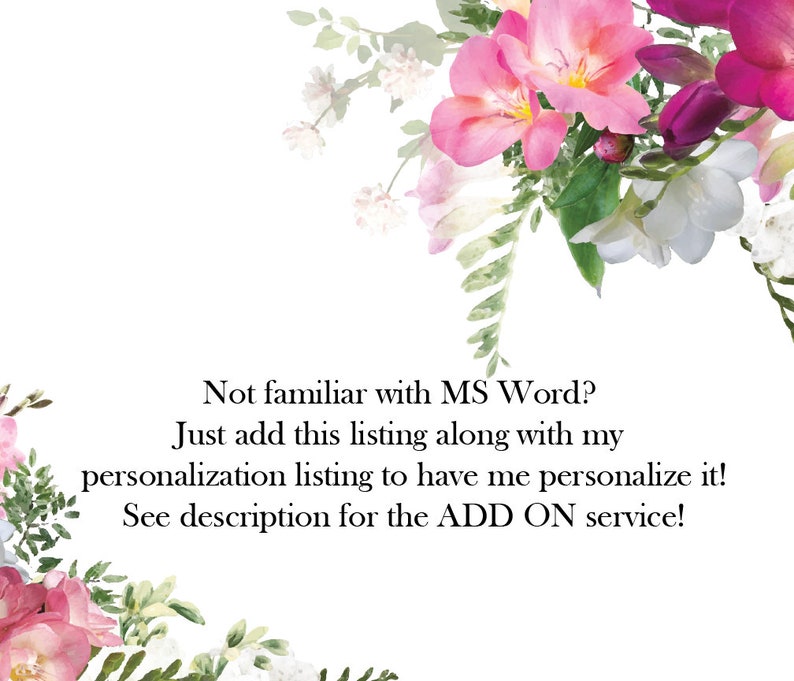 DIY Printable Memorial Program Funeral Program Template | Etsy