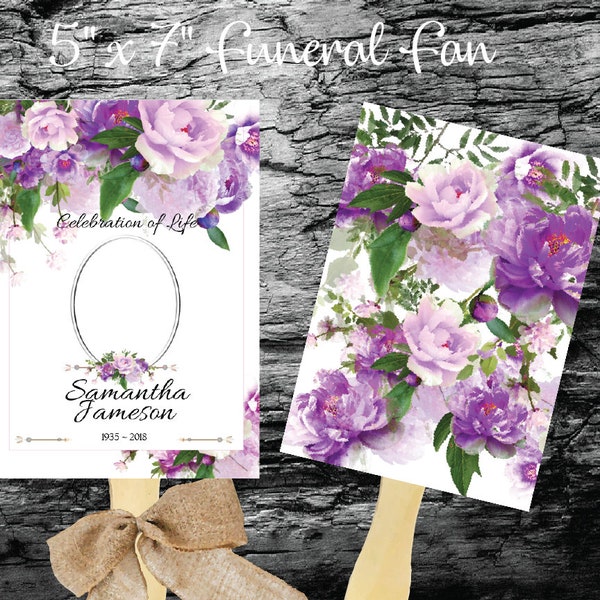 Funeral Fans - Etsy