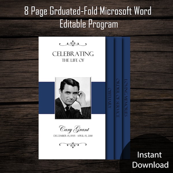 Dallas Cowboy Funeral Programs - Etsy