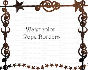 Western Cowboy Border Clipart Graphics High Resolution Graphic Digital ...