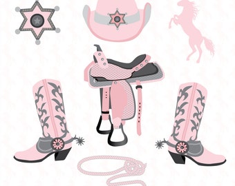 Western Cowboy Border Clipart Graphics High Resolution Graphic Digital ...