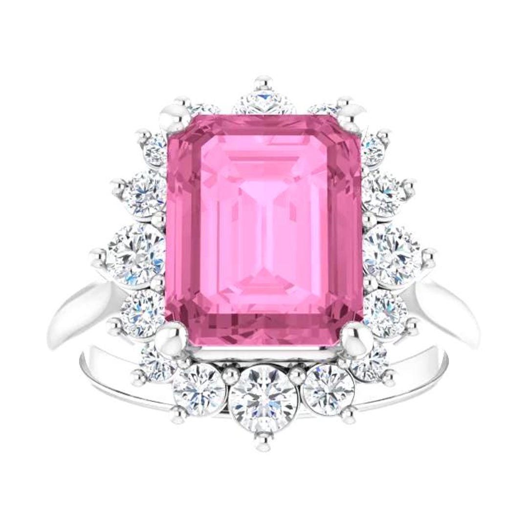 Alexa Engagement Ring in Yellow Gold, White Gold, Rose Gold, or ...