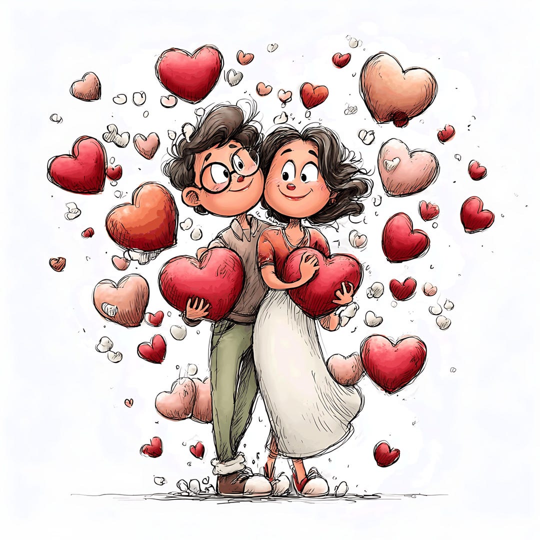 21 Valentine's Day Clipart: Sweet Graphics Pngs (digital Download) - Etsy
