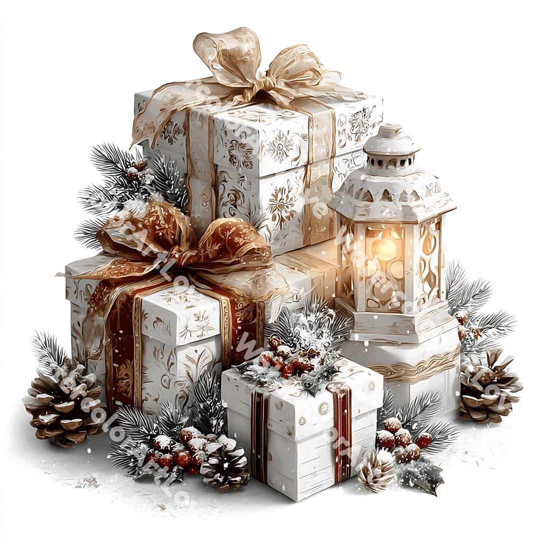 22 Christmas Gifts Clipart, Christmas Presents, Gift Boxes ...