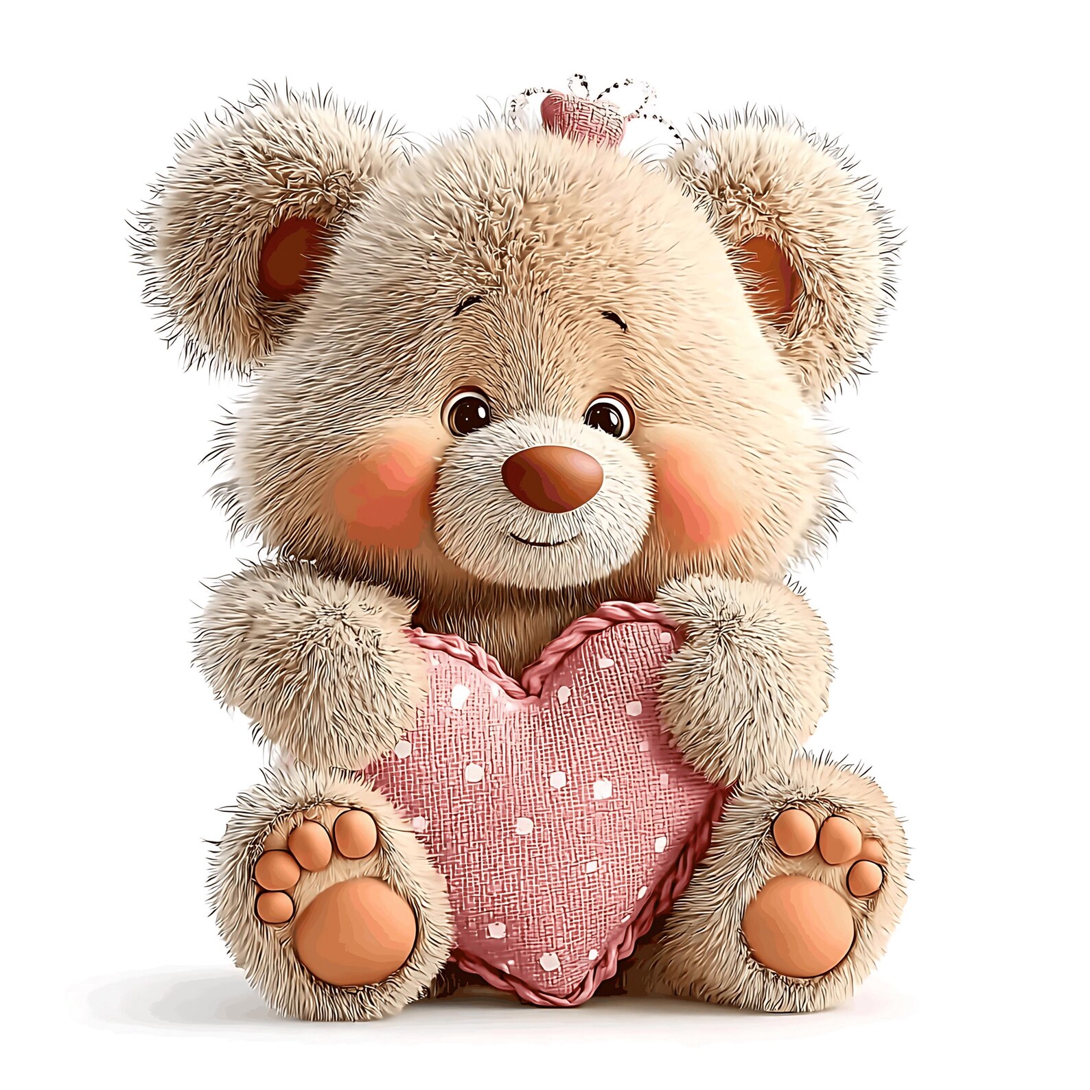 33 Valentine's Day Teddy Bear Clipart: Watercolor Love Graphics ...