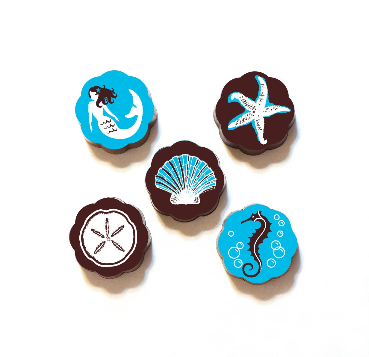 Beach - Chocolate Covered Caramel Chocolates - Etsy