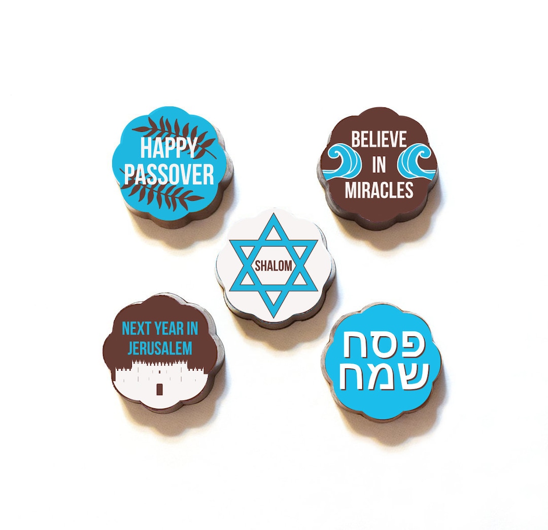 Happy PASSOVER CHOCOLATES | Happy Passover Holiday Star of David Hebrew ...