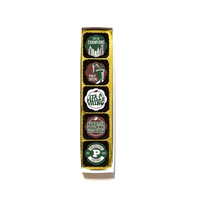 Philadelphia Football Fan Club Chocolate Covered Caramels - Etsy UK