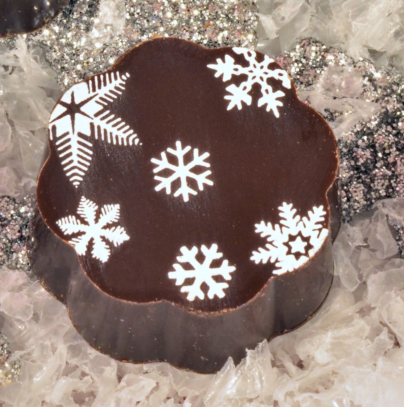 Snowflake Chocolates - Etsy