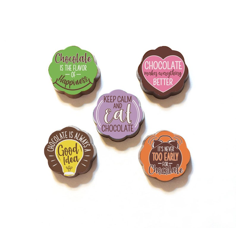 Chocolate Quotes - Chocolate Covered Caramels - Etsy