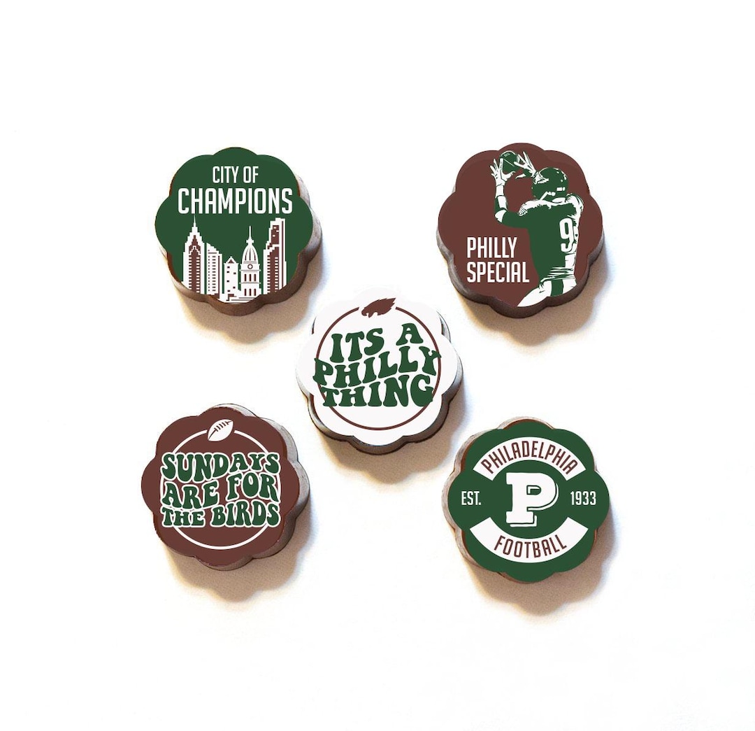 Philadelphia Football Fan Club Chocolate Covered Caramels - Etsy