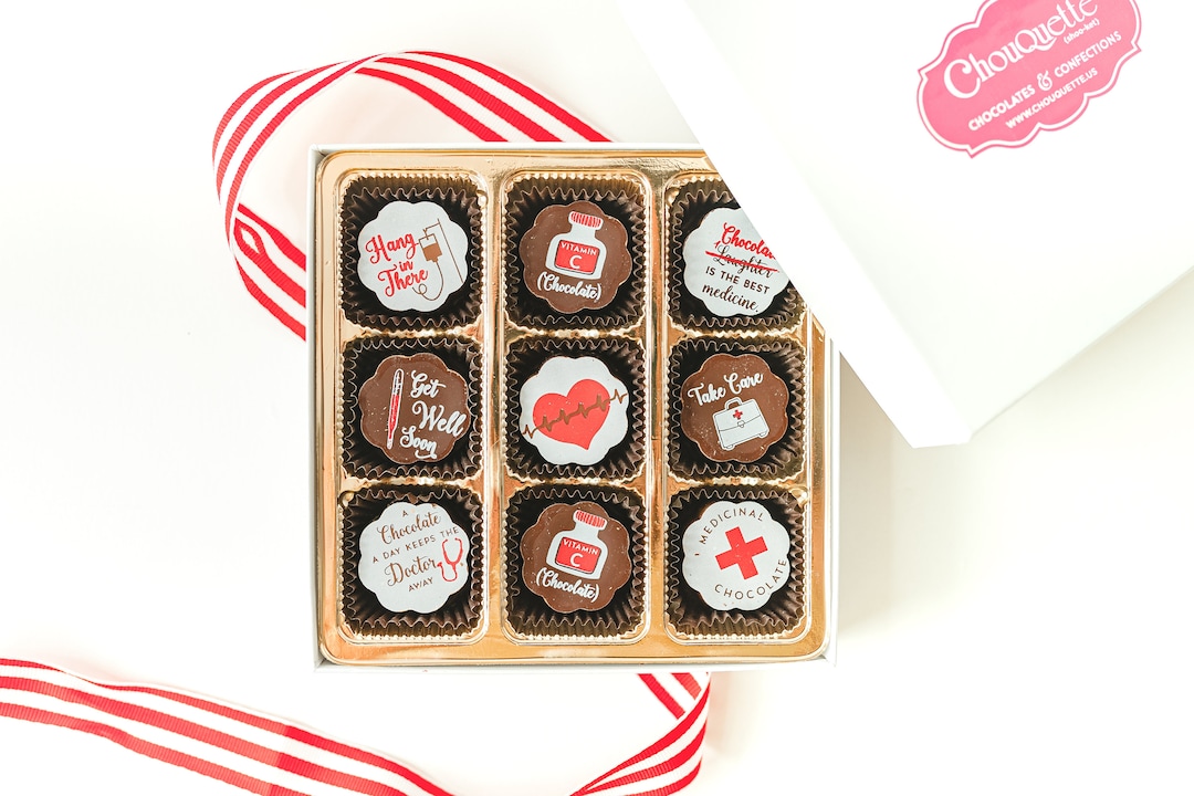 GET WELL Soon CHOCOLATES | Feel Better Get Well Soon Hospital Injury ...