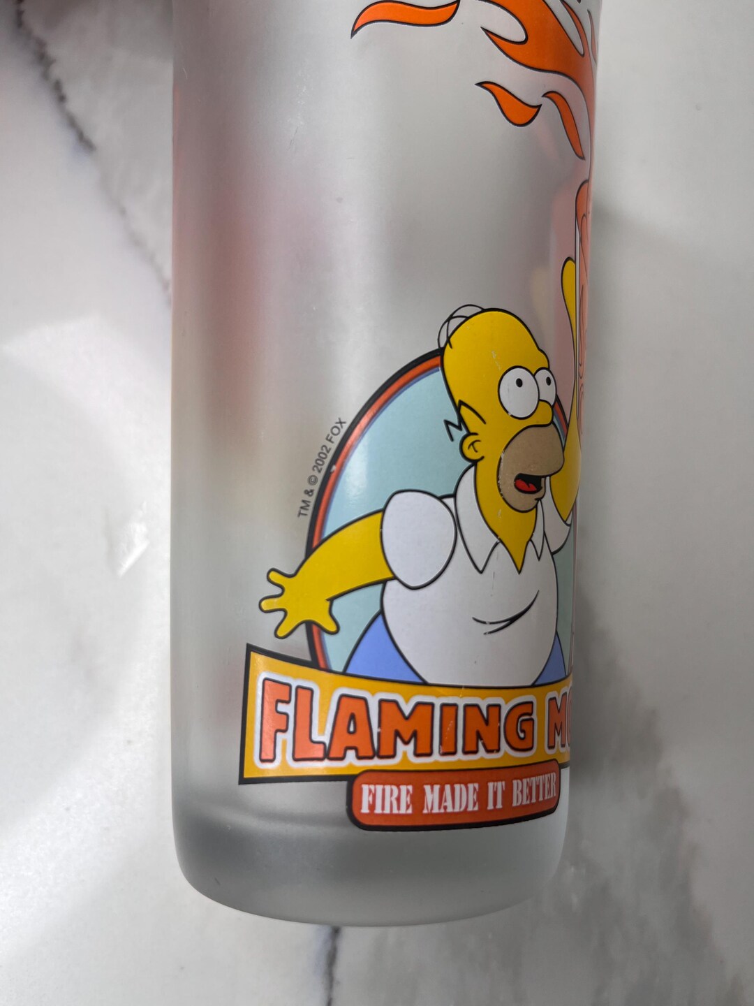 2002 Flaming Moe Glass – Homer Simpson – Matt Groening Signed - Etsy ...