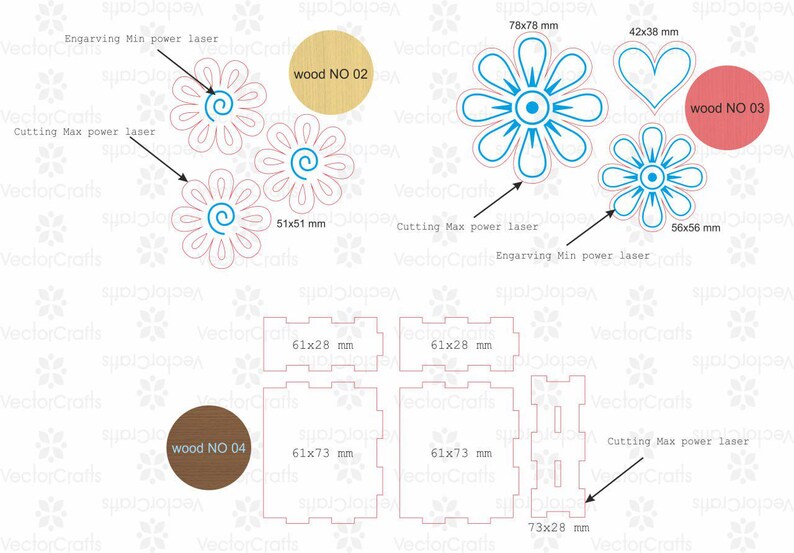 3D Flower Bouquet Laser Cut File - Digital Download - Etsy