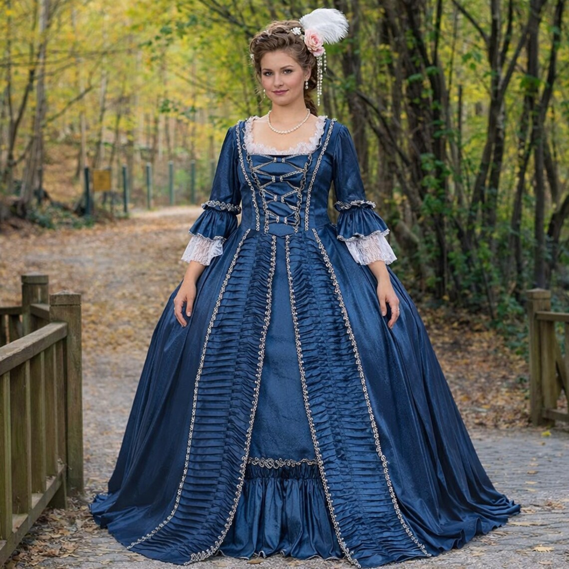 Marie Antoinette Robe a La Francaise, French Court Dress, 18th Century ...