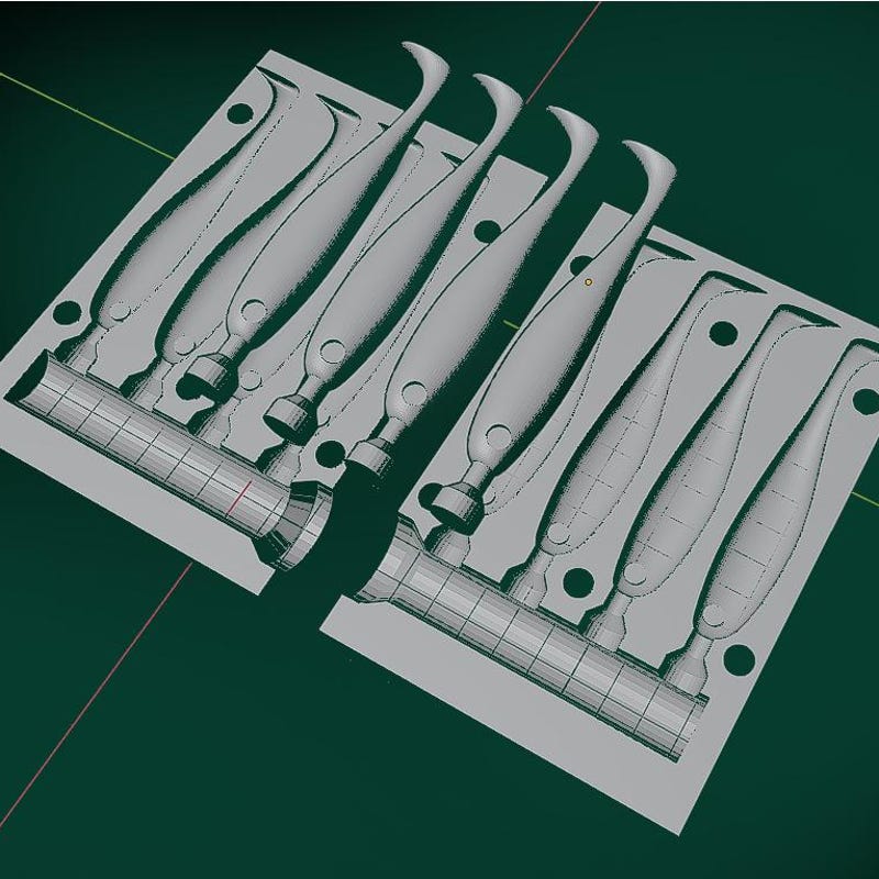 Fishing bait molds files - Etsy.de