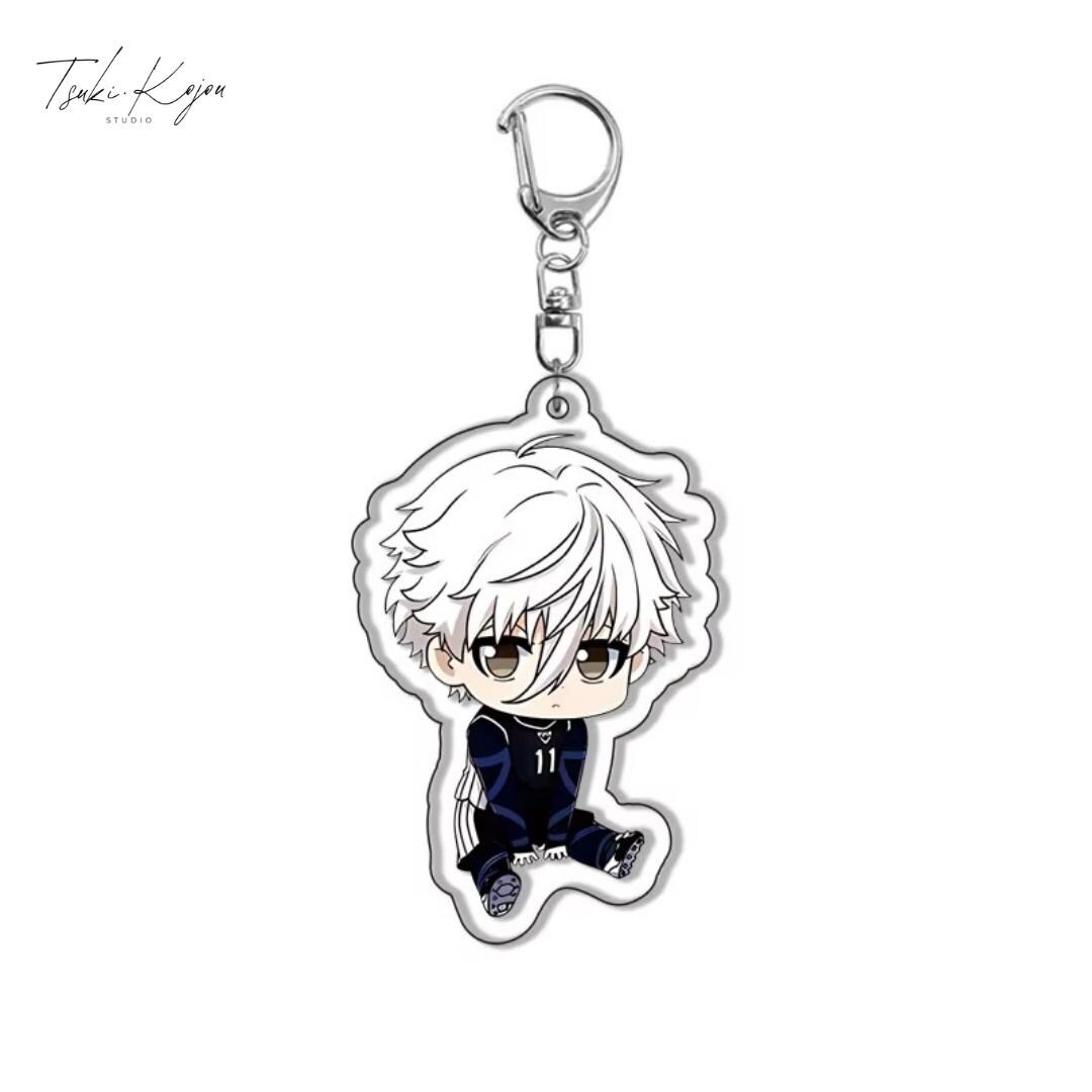 Blue Lock Keychain Set | Anime Chibi Acrylic Keychains | Isagi, Bachira ...