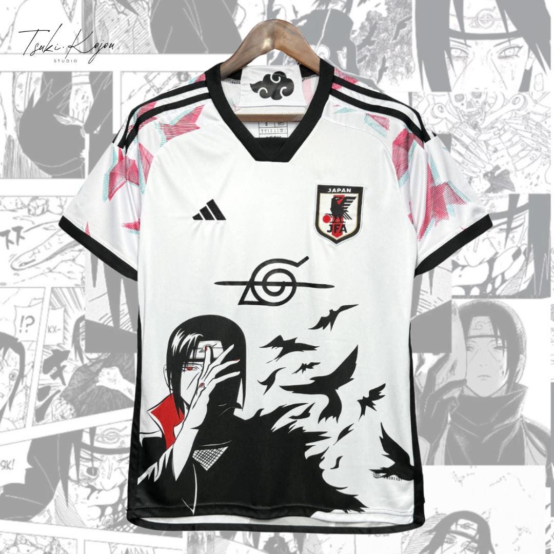 Itachi Japan Soccer Jersey | Anime Football Shirt | Naruto Inspired ...
