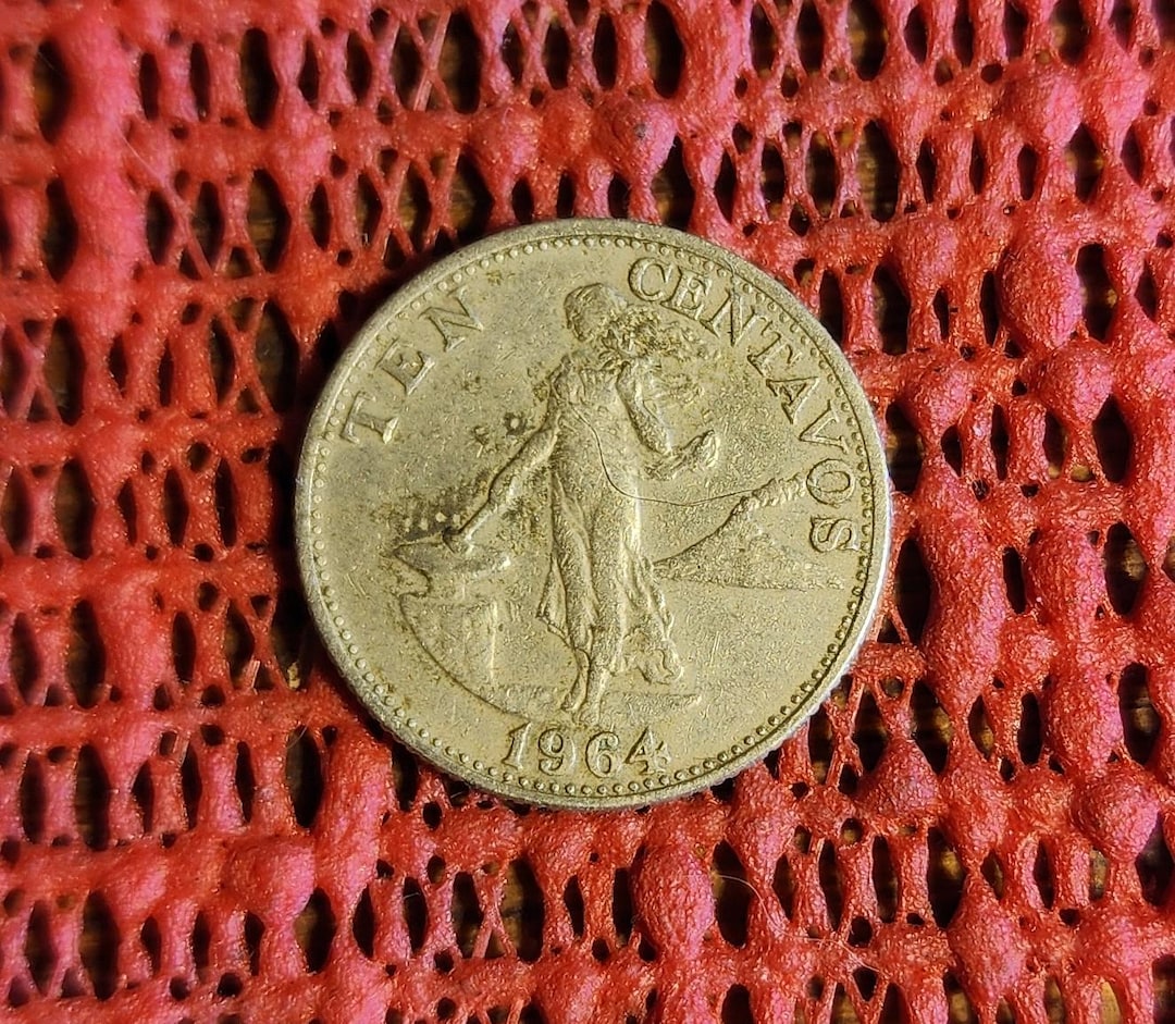 Philippines 10 Centavos Blacksmith Coin 1964 - Etsy
