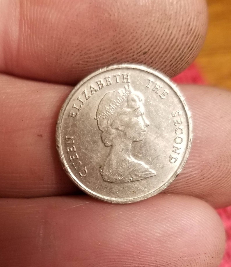 East Caribbean States 10 Cents Ship Coin - Etsy