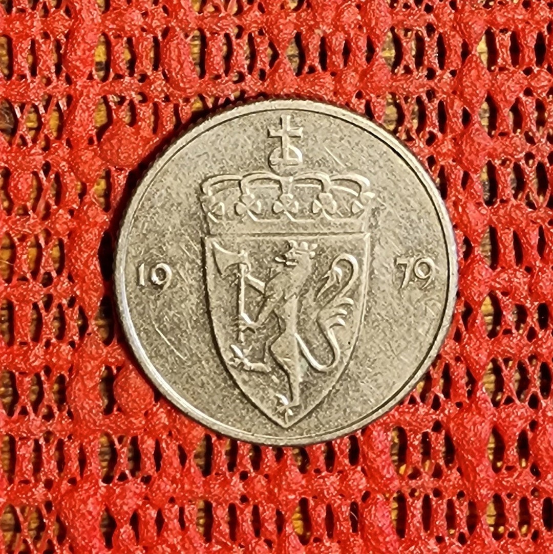Norway 50 Ore Crown Coin - Etsy