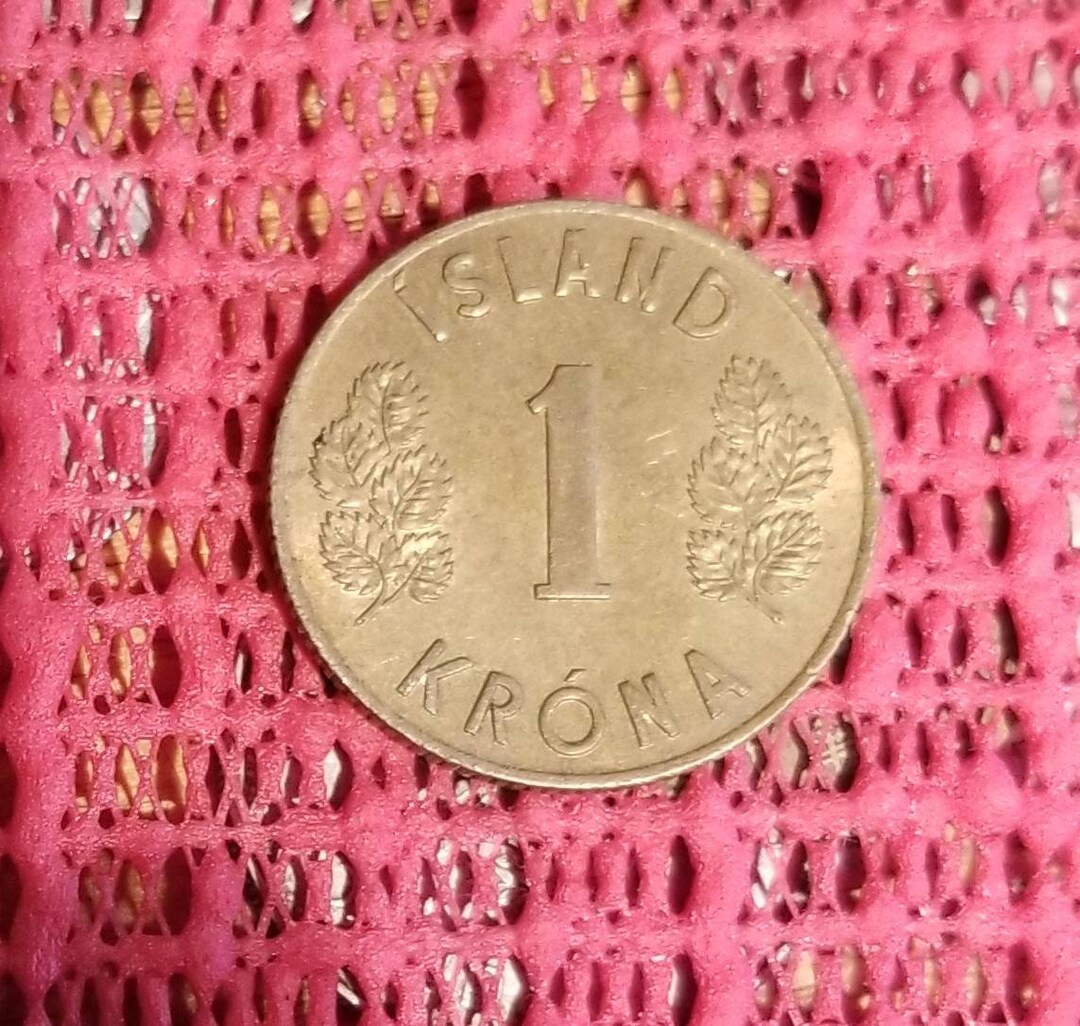 Iceland 1 Krona Animal Coin - Etsy