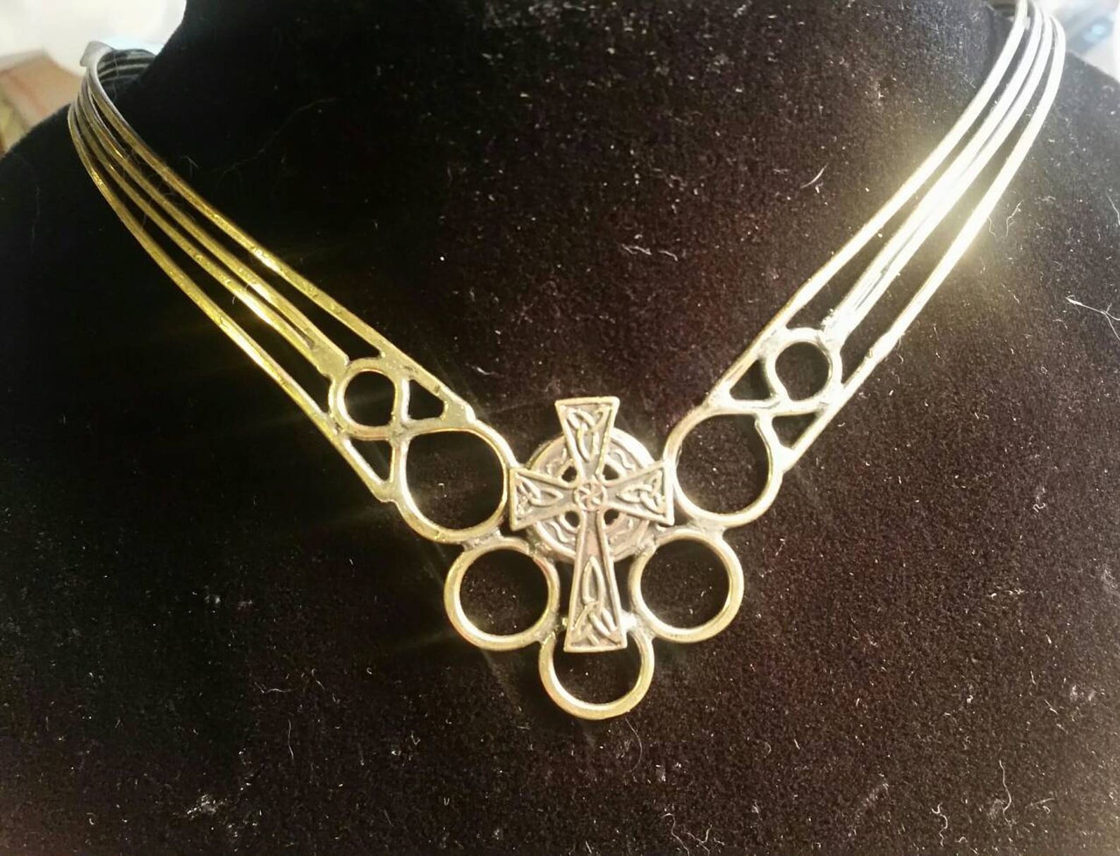 Celtic Cross Neck-piece Torque - Etsy