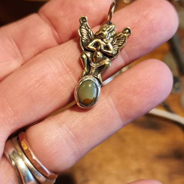Garuda Pendant - Etsy