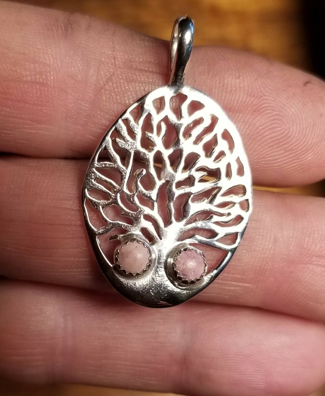 Cherry Blossom Tree Pendant - Etsy