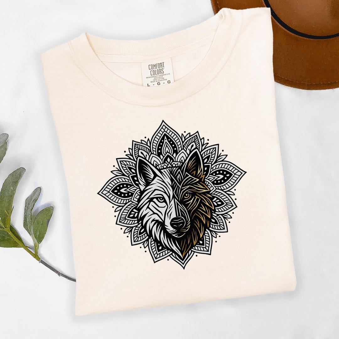 Comfort Colors Vintage Wolf Shirt, Funny Alpha Graphic, Lone Wolf Gift ...