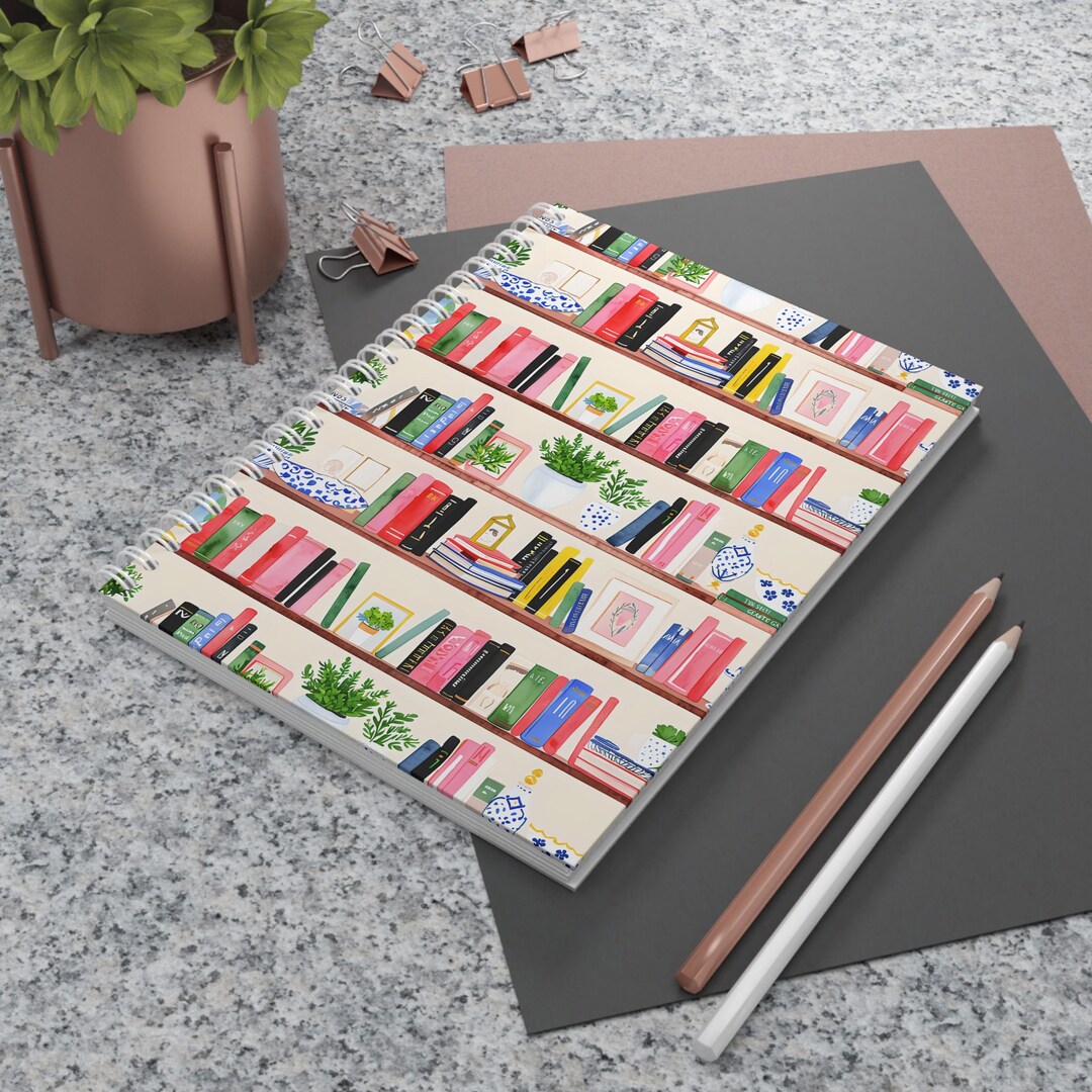 Journaling Spiral Notebook: Book Lover Gift, Student & Writer ...