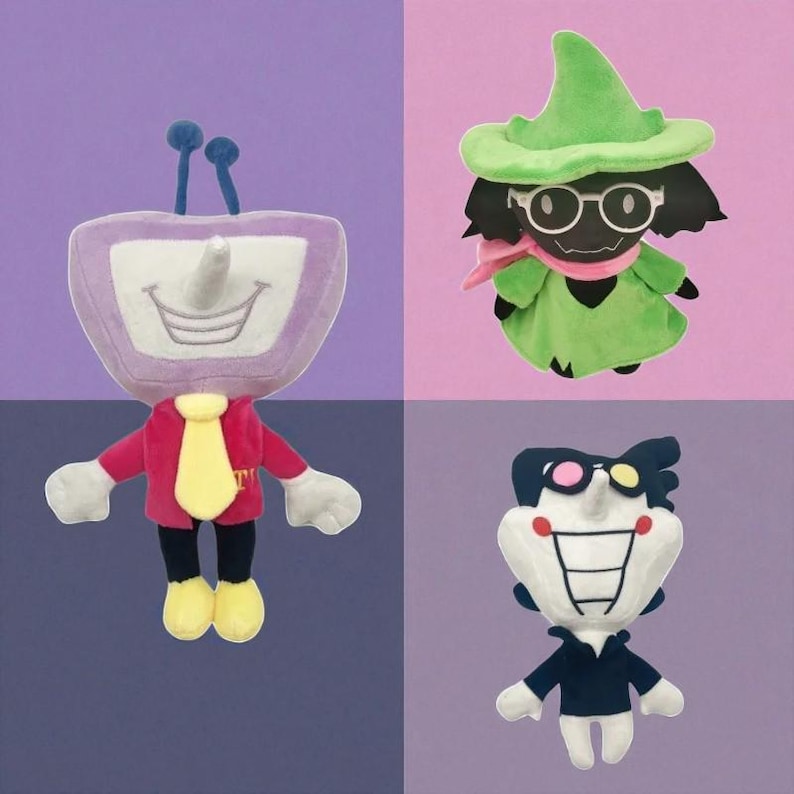 Deltarune Plush Set – Tenna Ralsei Spamton Soft Plush Toys Collectible ...