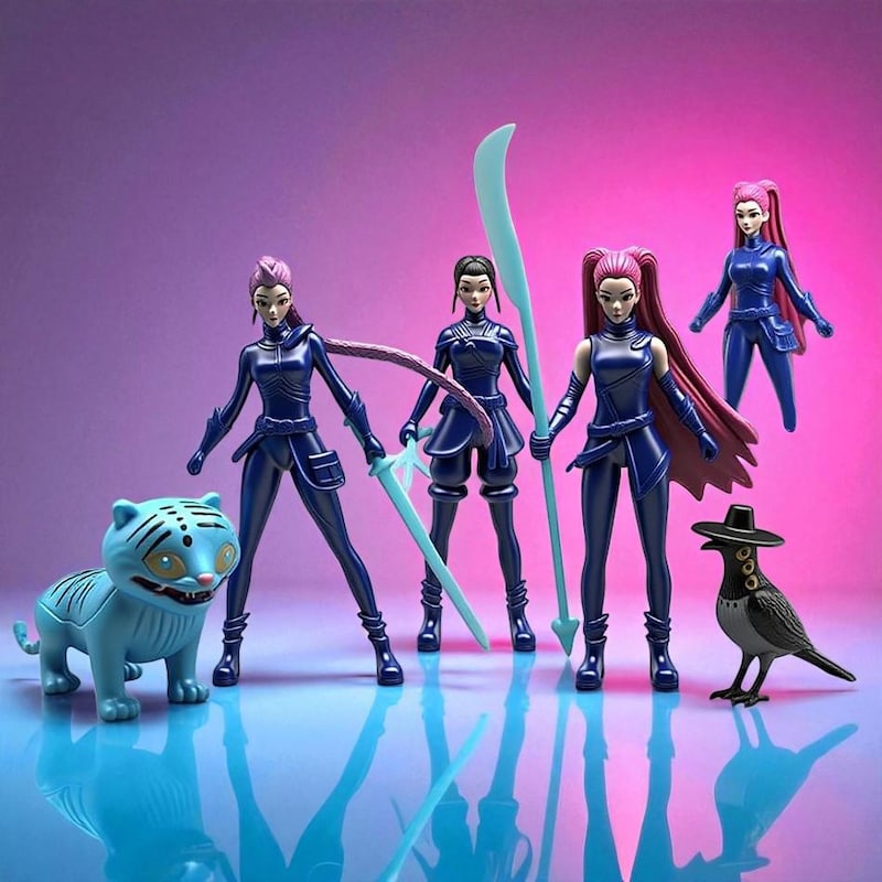 Kpop demon hunters toy a rumi and mira of zoey - Etsy España