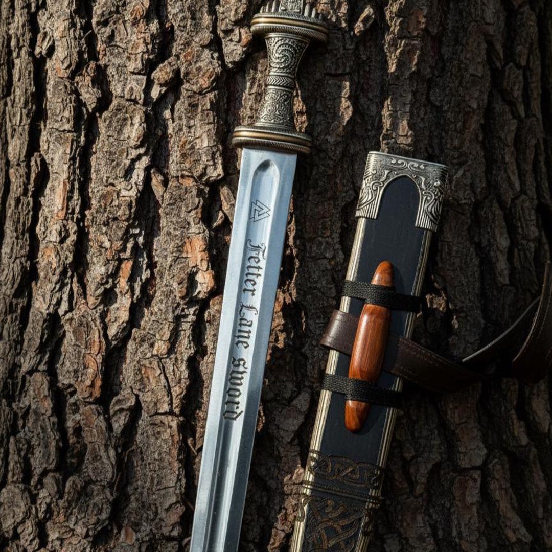Handmade Fetter Lane Viking Sword Replica | Stainless Steel With ...