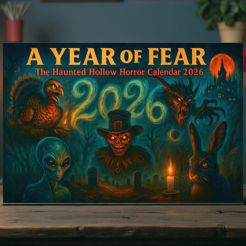 Horror Cat Calendar - Etsy