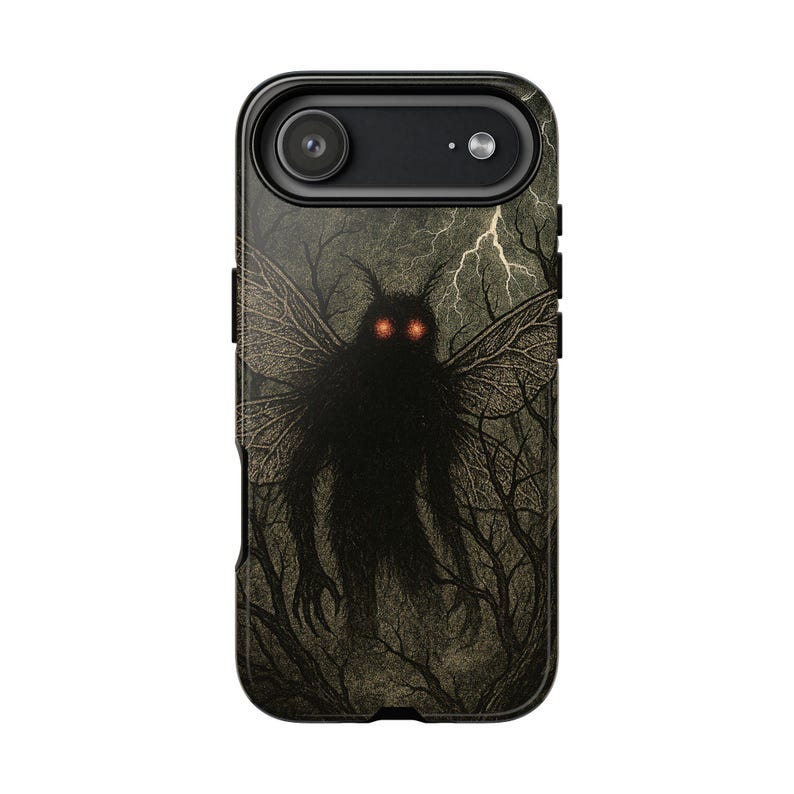 Mothman Phone Case, Cryptid Horror Iphone, Samsung Galaxy, Google Pixel ...