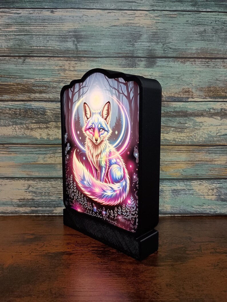 Mystical Fox LED Light: Enchanted Forest Night Light - Etsy