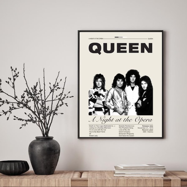 Queen Band Poster - Etsy