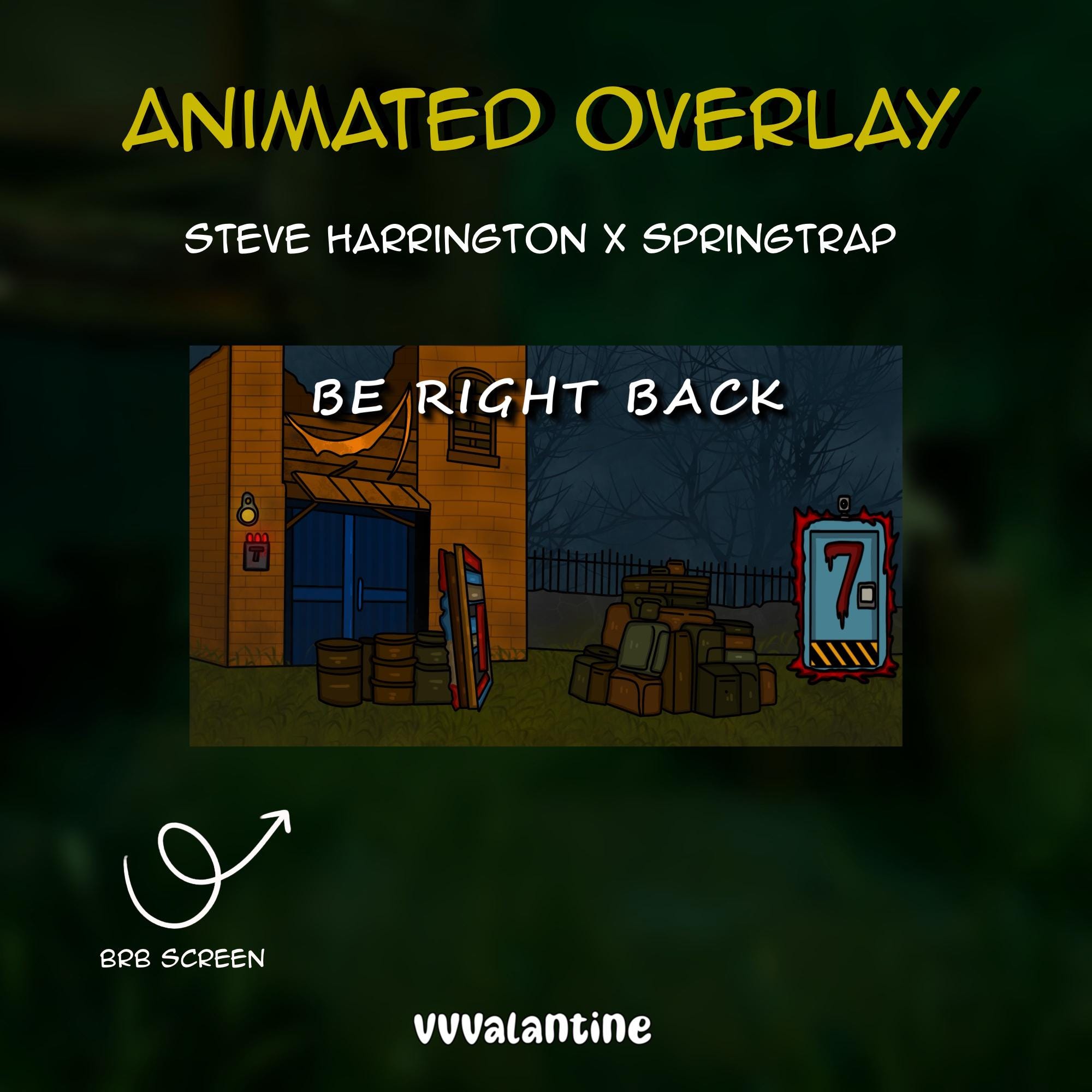 Animated Twitch Scenes | Dead by Daylight Overlay | Steve Harrington ...
