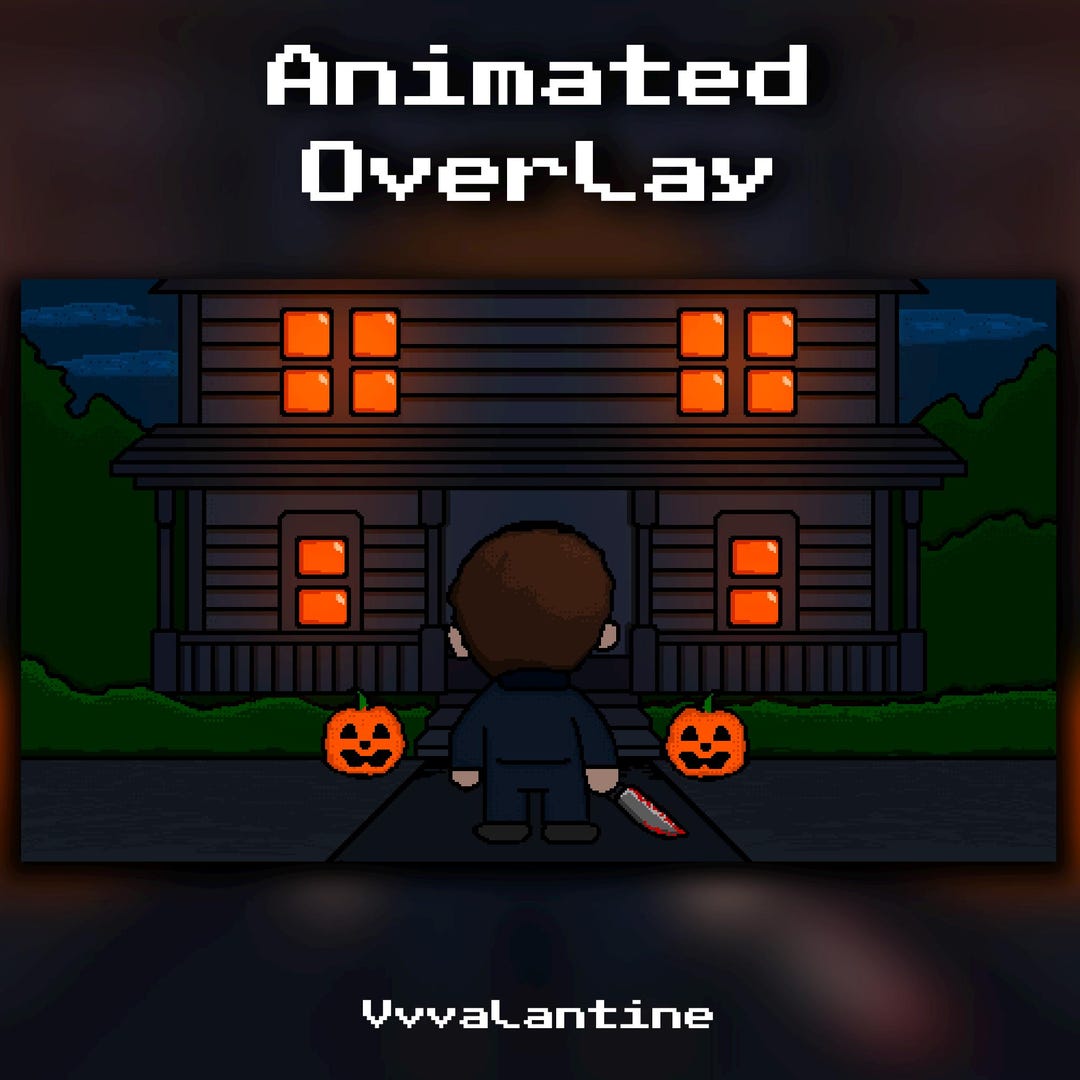 Animated Pixel Art Twitch Scenes | Dead by Daylight Overlay | Michael ...