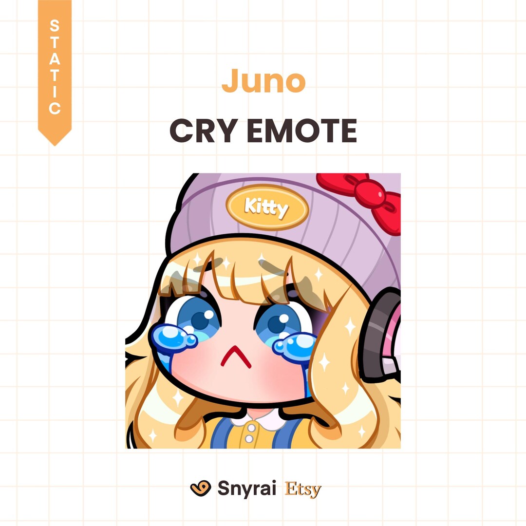 Crying Juno Emote | Kitty and Her Friends | Overwatch | Juno | Twitch ...