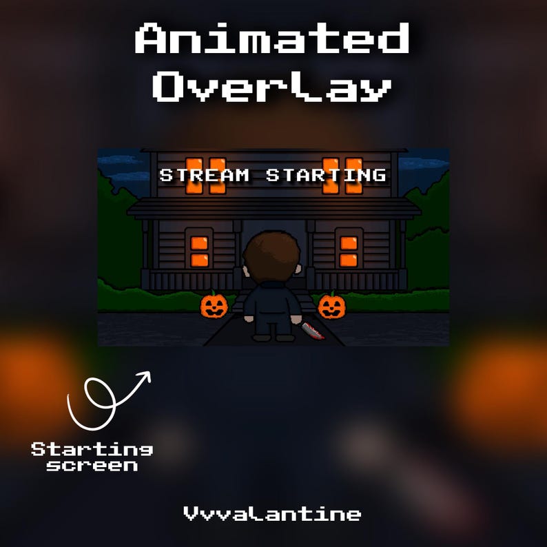 Animated Pixel Art Twitch Scenes | Dead by Daylight Overlay | Michael ...