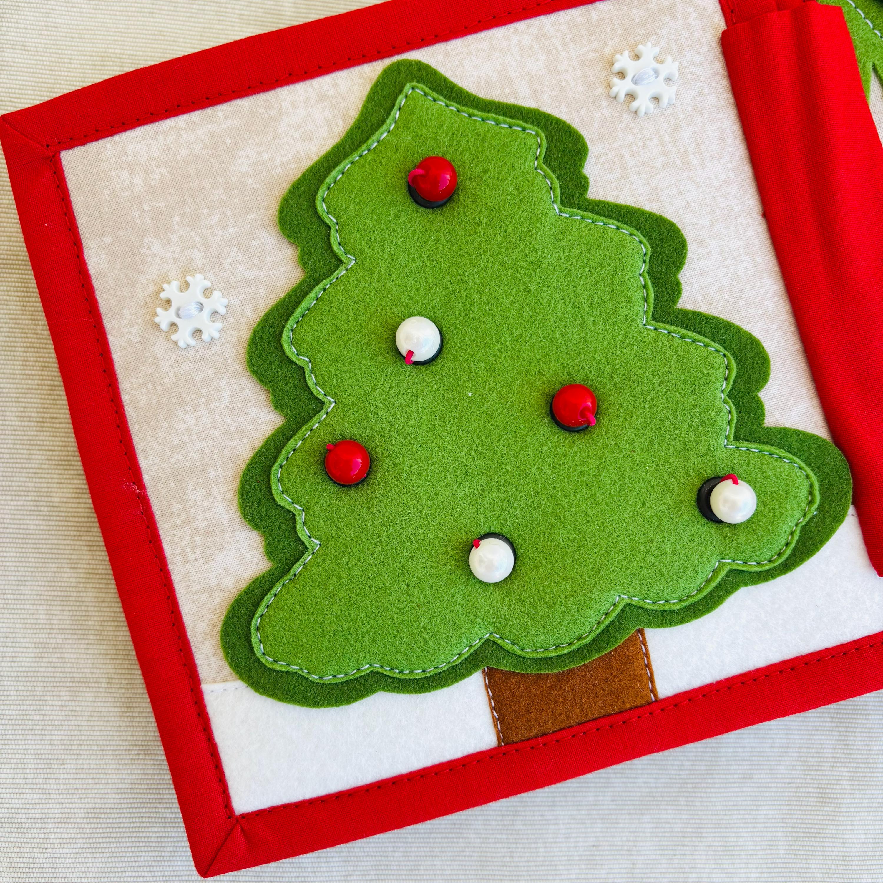 Christmas Quiet Book “holiday Magic” – Felt Busy Book for Toddlers | 6 ...