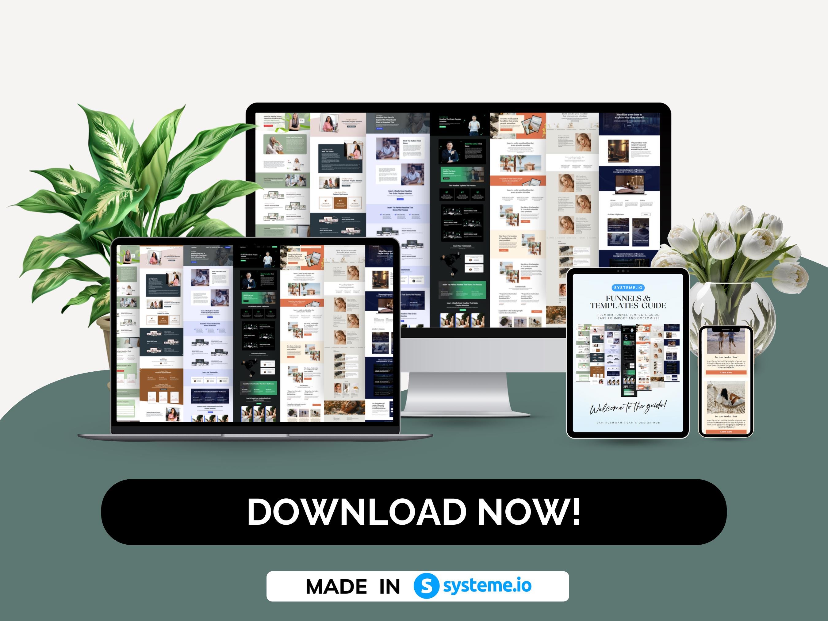 Funnel Kit Bundle | 32 Funnels With 116 Pages Built in Systeme Io - Etsy