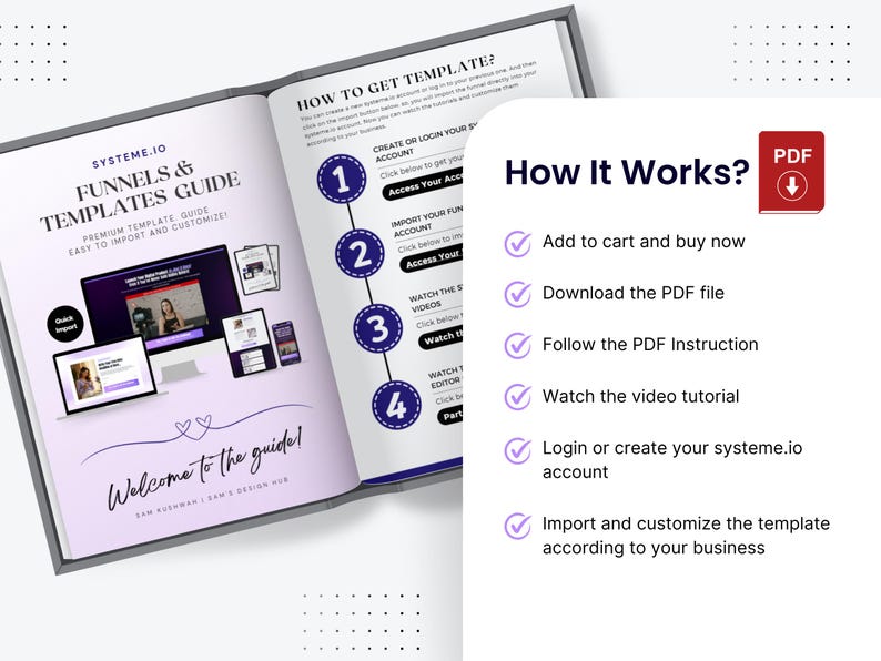 Course, Challenge Funnel Template With 6 Pages Built in Systeme.io - Etsy