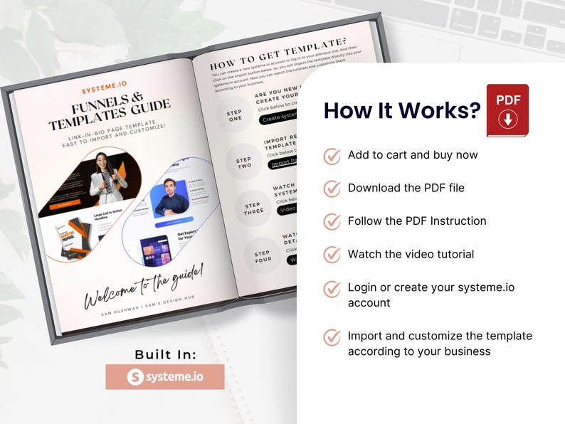 E-book Funnel Template Built in Systeme.io | Sell Your E-book Like a ...