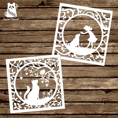 EMMA BOYES Papercut Template 'butterfly' DIY | Etsy