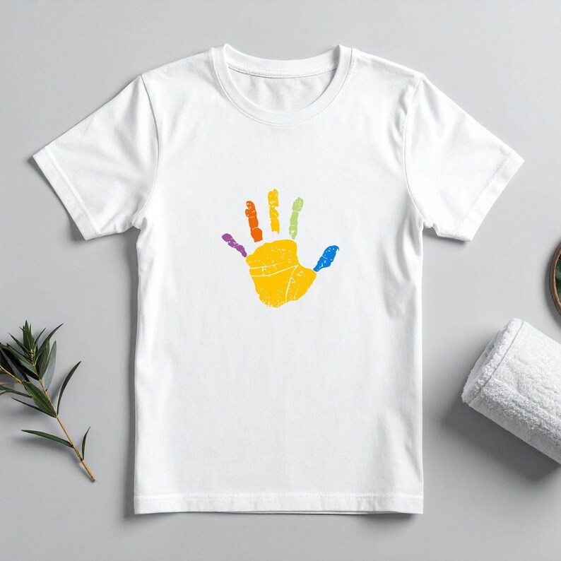 Handprint SVG Bundle, Child Hand Print Clipart (instant Download) - Etsy